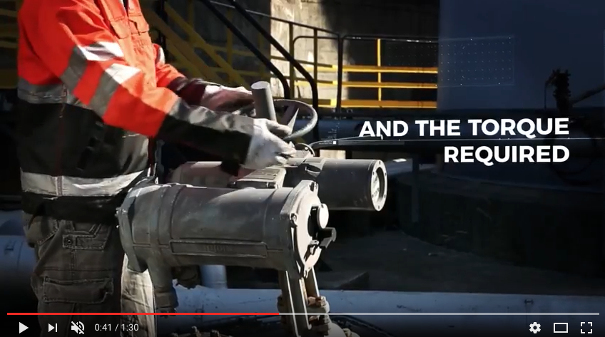 Safety instructions to use portable valves actuators